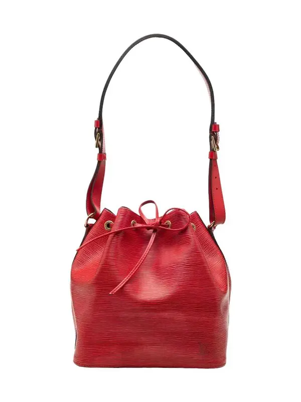 LOUIS VUITTON 1994 Epi Petit Noe Bucket Bag - Red