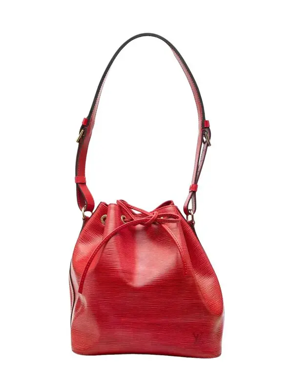 LOUIS VUITTON 1995 Epi Petit Noe Bucket Bag - Red