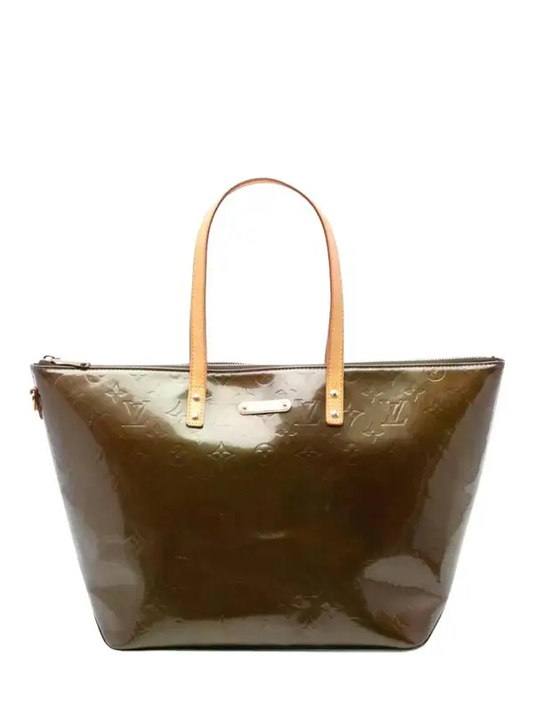LOUIS VUITTON Monogram Vernis Bellevue Gm Tote Bag - Brown