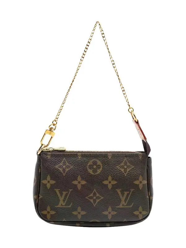LOUIS VUITTON 2020 Monogram Mini Pochette Accessoires - Brown