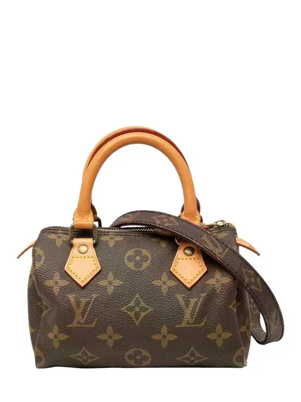 LOUIS VUITTON 1992 Monogram Mini Speedy Hl Satchel - Brown