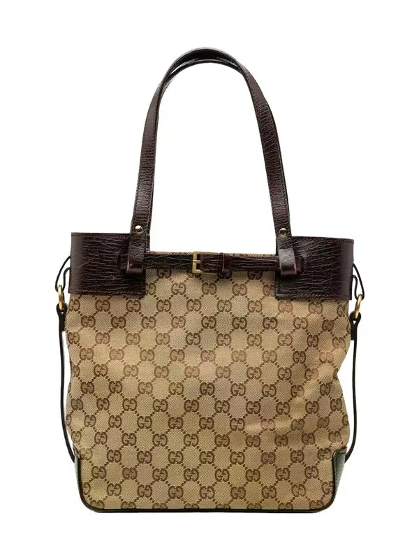 Gucci Gg Canvas Tote Bag - Neutrals