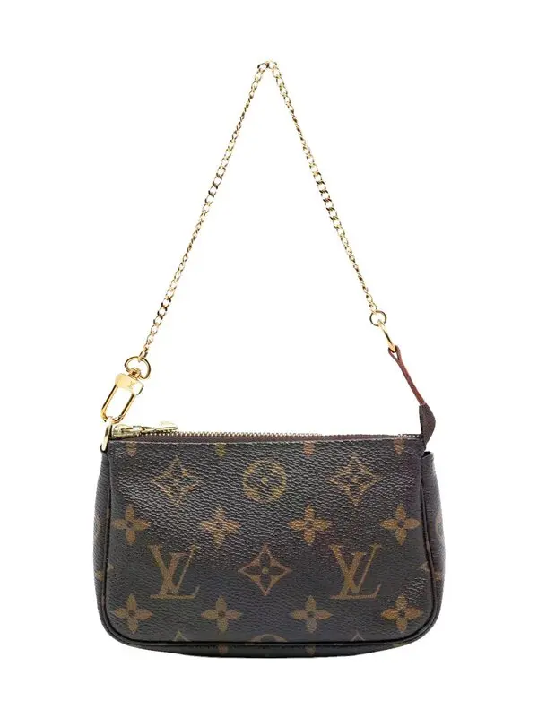 LOUIS VUITTON 2019 Monogram Mini Pochette Accessoires - Brown