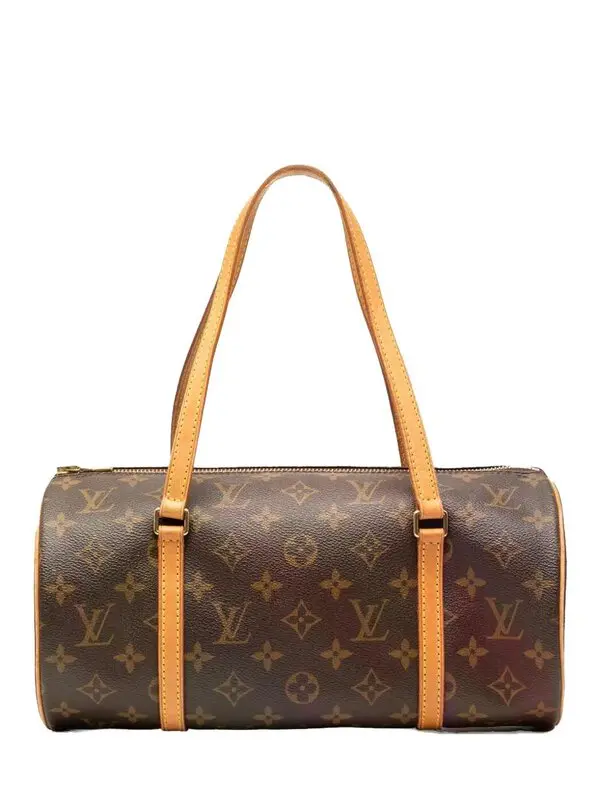 LOUIS VUITTON 2003 Monogram Papillon 30 Handbag - Brown