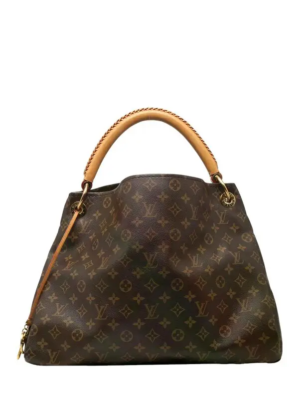 LOUIS VUITTON Monogram Artsy Mm Hobo Bag - Brown