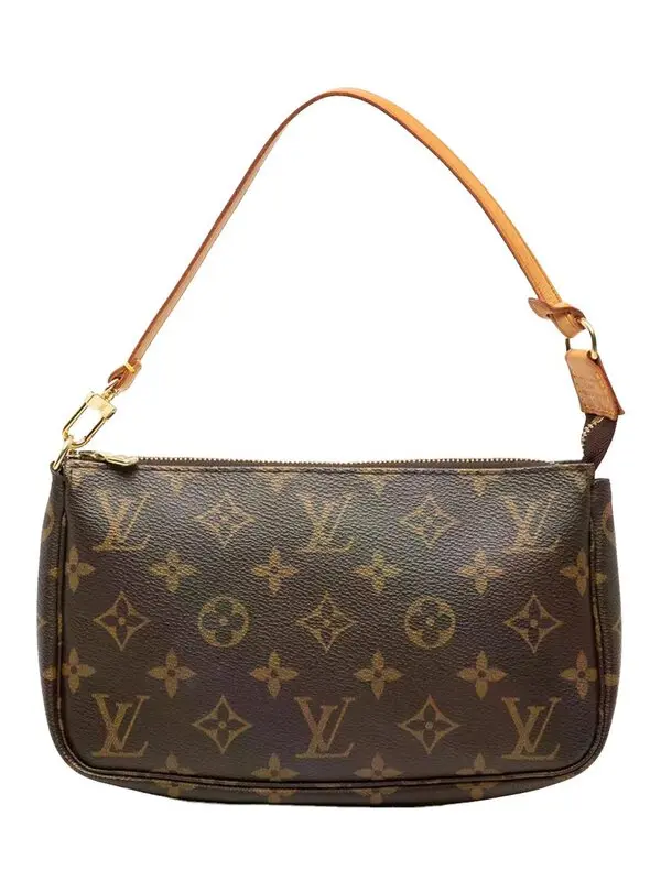 LOUIS VUITTON 2004 Monogram Pochette Accessoires - Brown