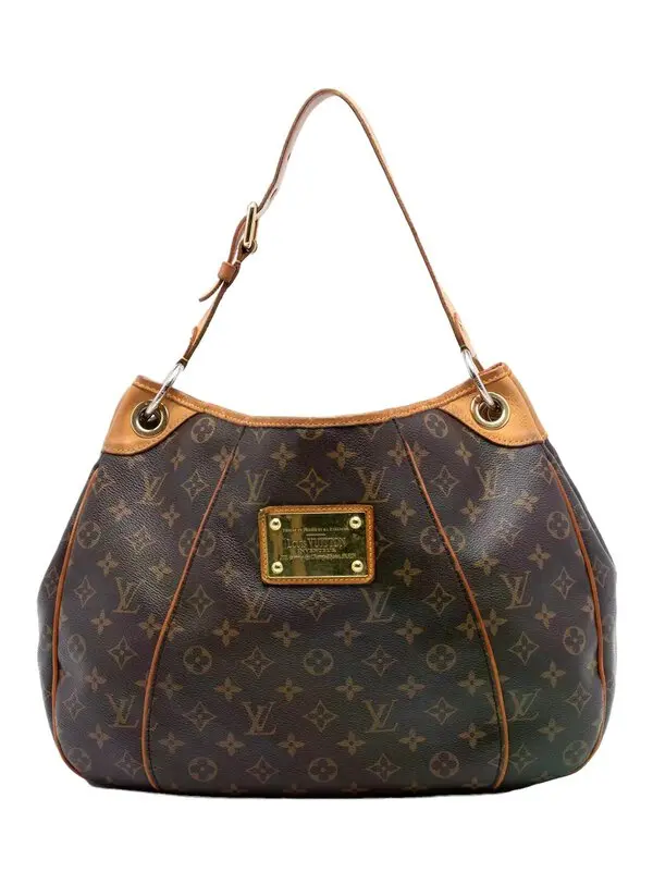 LOUIS VUITTON 2003 Monogram Galliera Pm Shoulder Bag - Brown