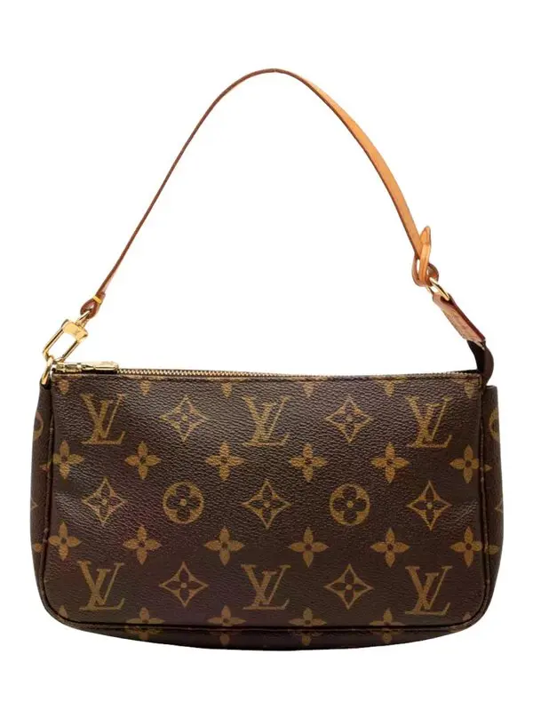 LOUIS VUITTON 2002 Monogram Pochette Accessoires - Brown