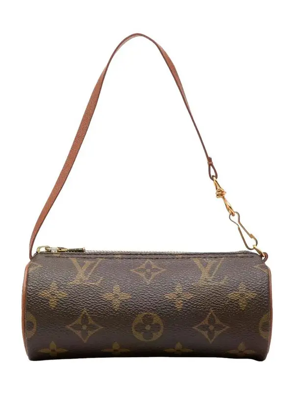 LOUIS VUITTON 1990-2010 Monogram Papillon Pochette - Brown