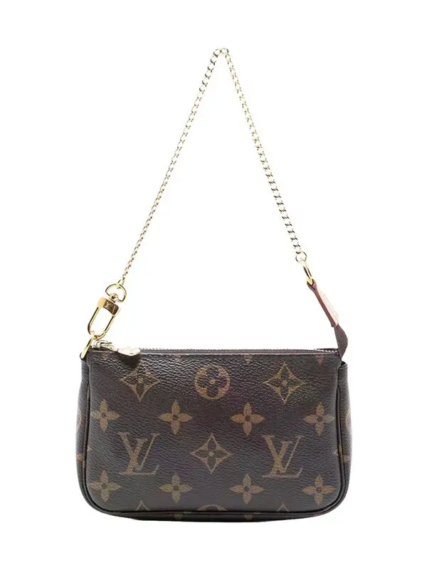 LOUIS VUITTON 2020 Monogram Mini Pochette Accessoires - Brown