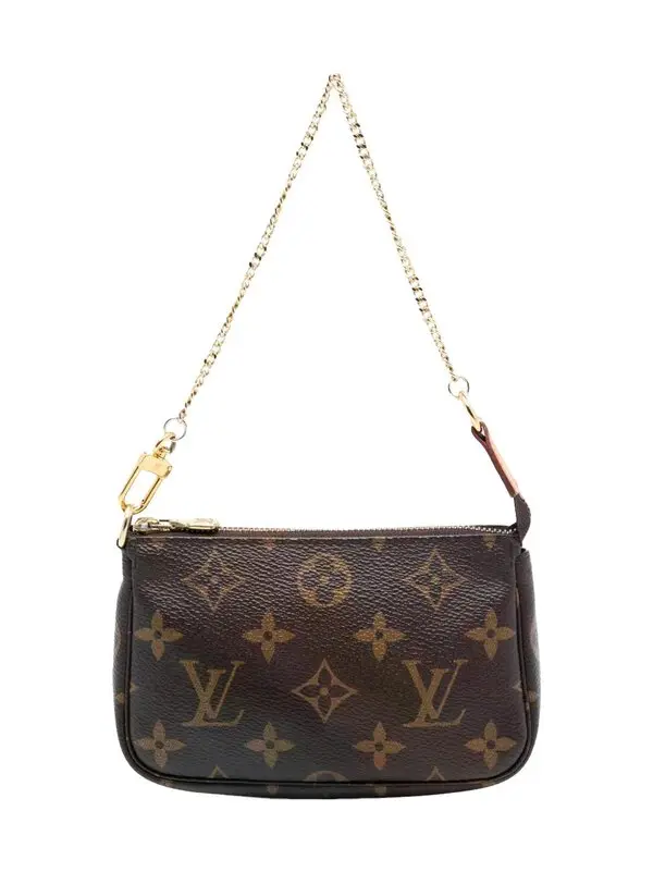 LOUIS VUITTON 2021 Mini Pochette Accessoires Handbag - Brown