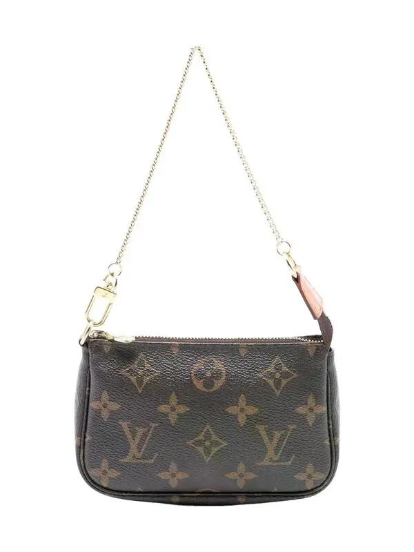 LOUIS VUITTON 2020 Monogram Mini Pochette Accessoires - Brown