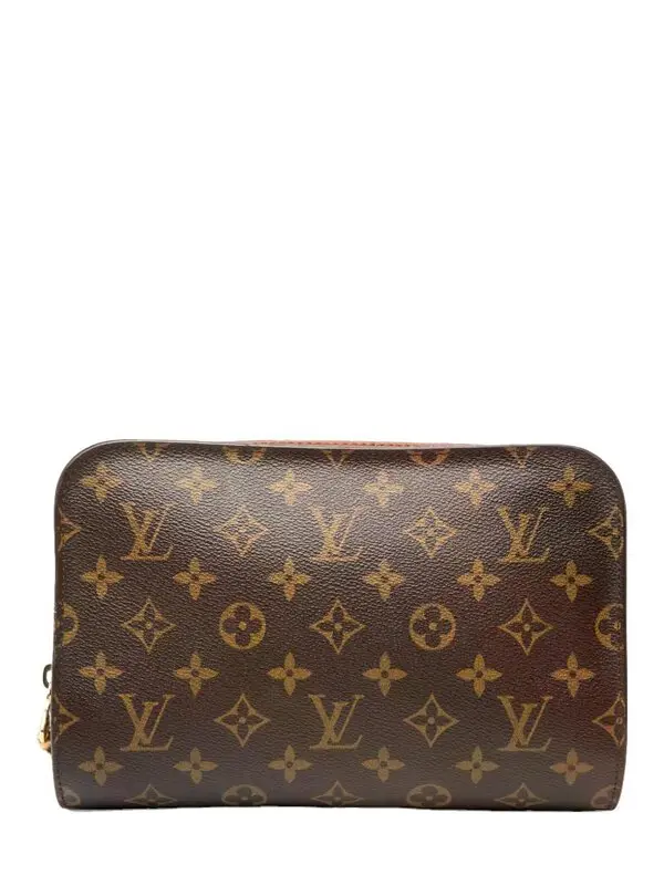 LOUIS VUITTON 2003 Monogram Orsay Clutch - Brown