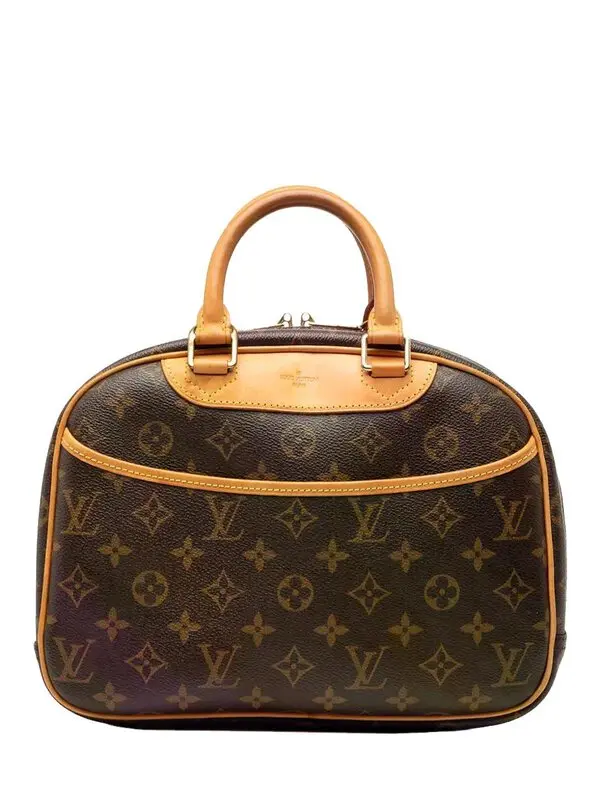 LOUIS VUITTON 2005 Monogram Trouville Handbag - Brown