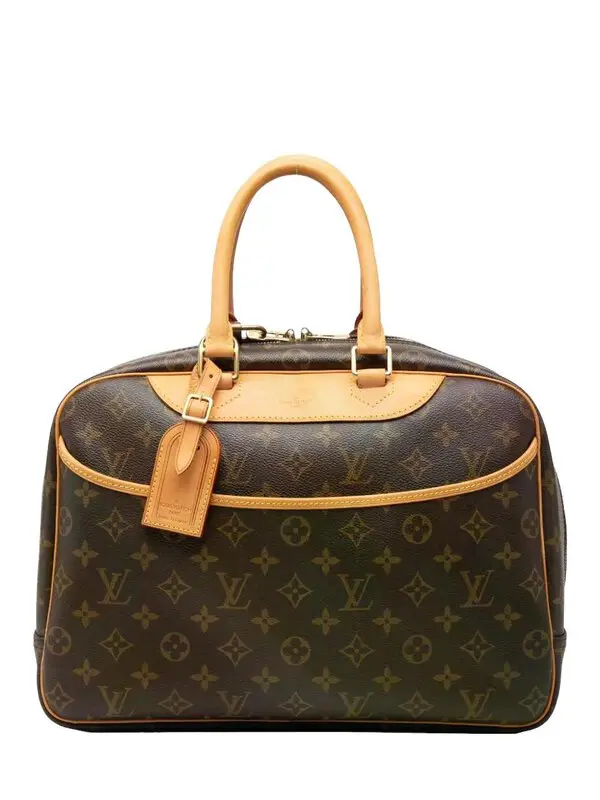 LOUIS VUITTON 2005 Monogram Deauville Handbag - Brown