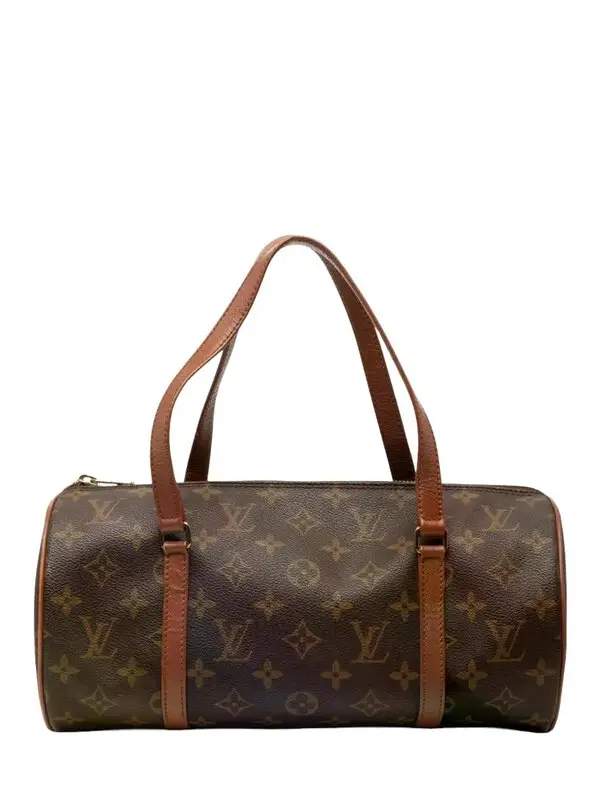 LOUIS VUITTON 1992 Monogram Papillon 30 Handbag - Brown