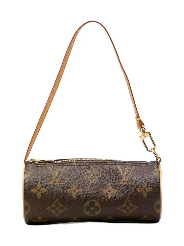 LOUIS VUITTON 2000-2009 Monogram Papillon Pochette - Brown