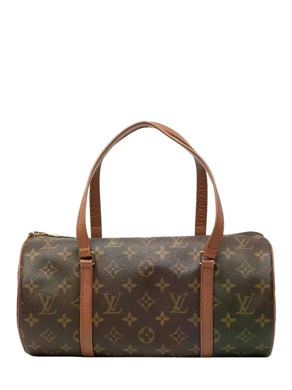 LOUIS VUITTON 1997 Monogram Papillon 30 Handbag - Brown