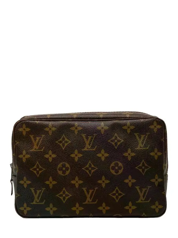 LOUIS VUITTON 1983 Monogram Trousse Toilette 23 - Brown