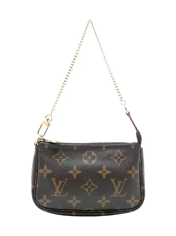 LOUIS VUITTON 2020 Monogram Mini Pochette Accessoires - Brown