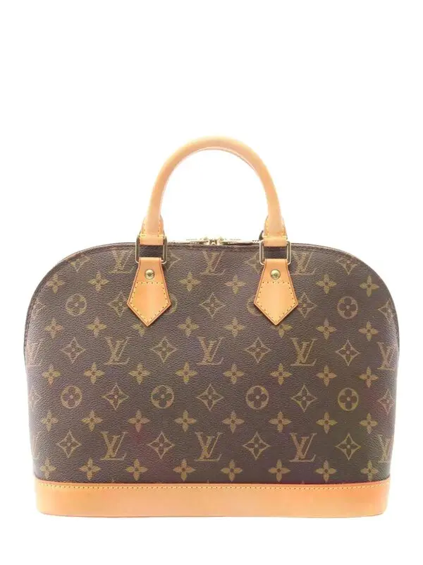 LOUIS VUITTON Monogram Alma Pm Handbag - Brown