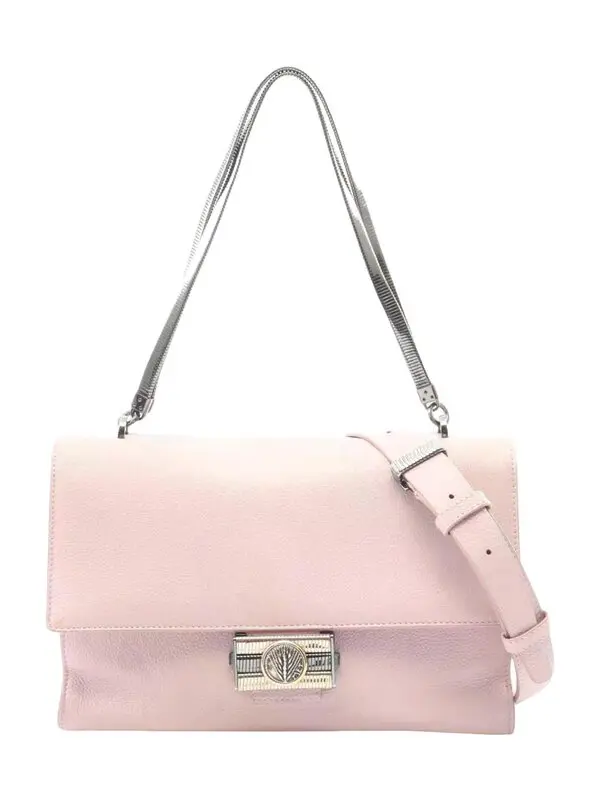 BVLGARI 2010-2026 Monete Flap Satchel - Pink