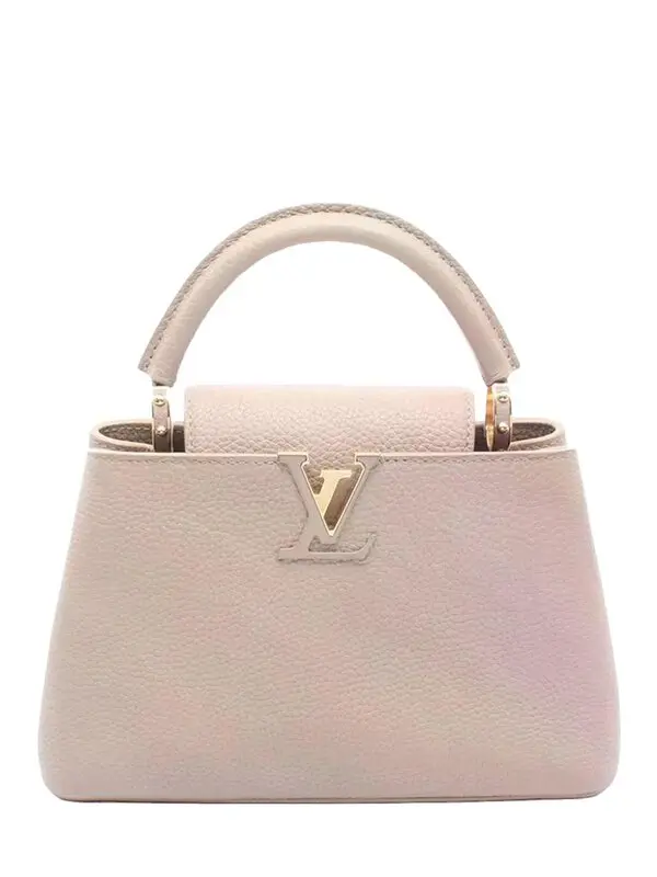 LOUIS VUITTON 2021-2026 Taurillon Capucines Bb Satchel - Neutrals