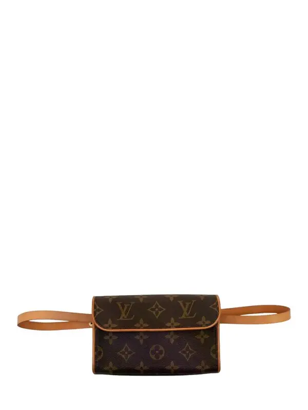 LOUIS VUITTON 2002 Monogram Pochette Florentine Belt Bag - Brown
