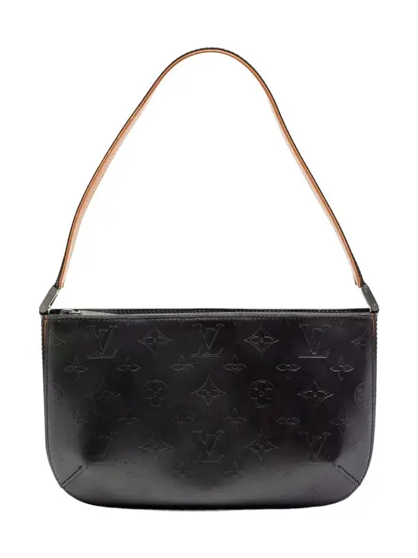 LOUIS VUITTON Monogram Mat Fowler Shoulder Bag - Grey