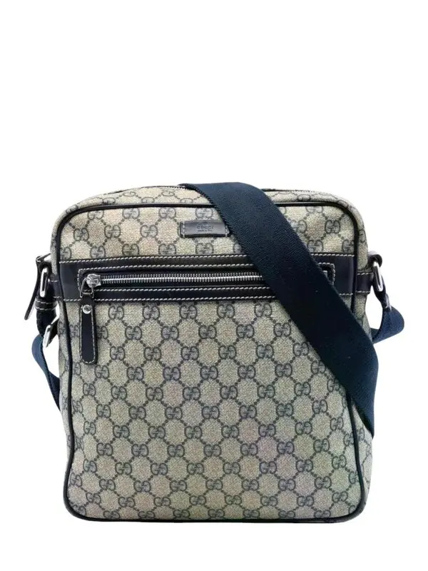 Gucci Gg Supreme Monogram Crossbody Bag - Neutrals