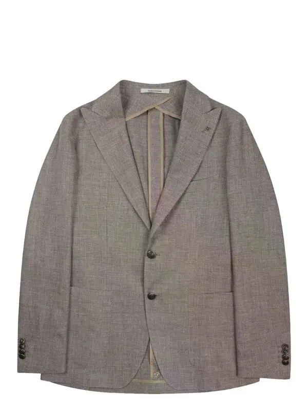 Tagliatore Peak-lapel Single-breasted Blazer - Neutrals
