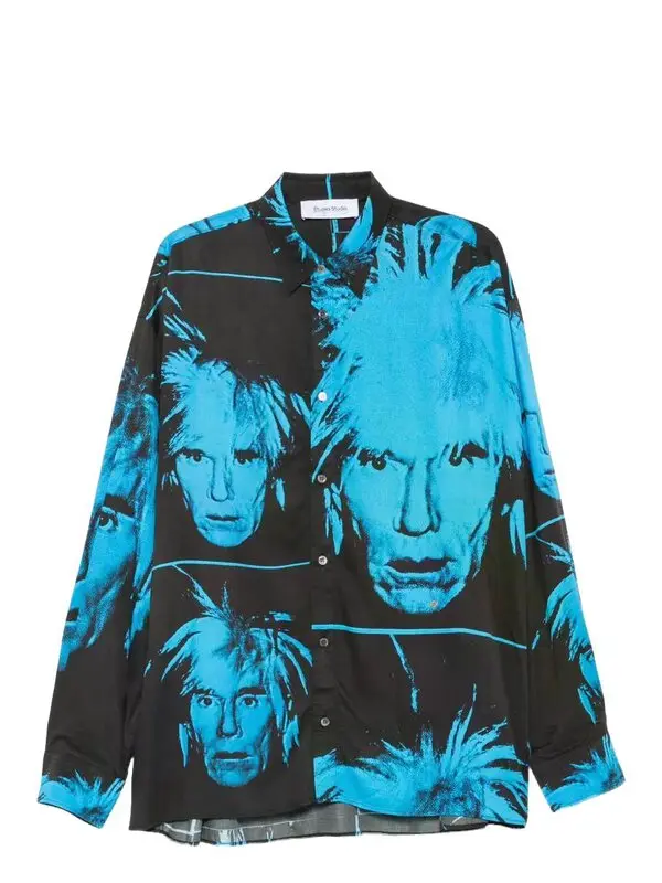 Études Studio X Andy Warhol Graphic-print Shirt - Blue