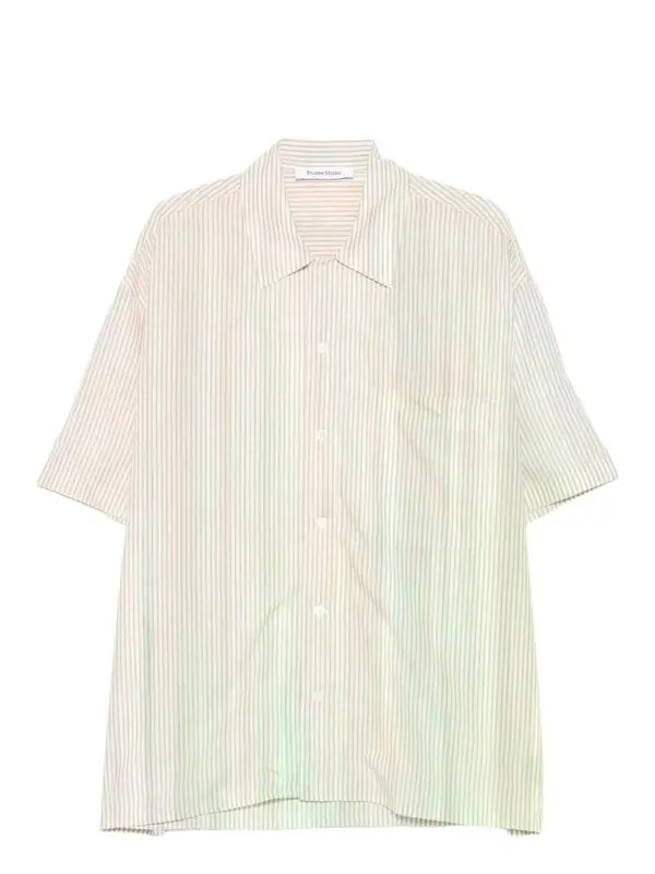 Études Studio Buttoned Striped Shirt - Neutrals