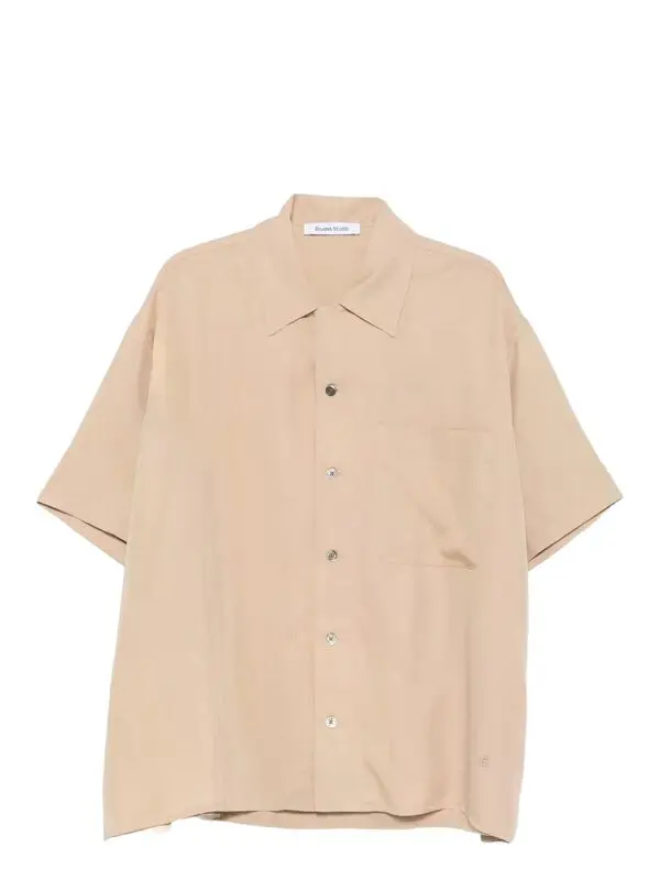 Études Studio Buttoned Short-sleeve Shirt - Neutrals