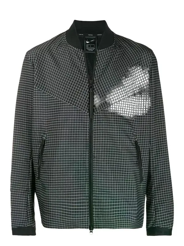 Nike Check Bomber Jacket - Black