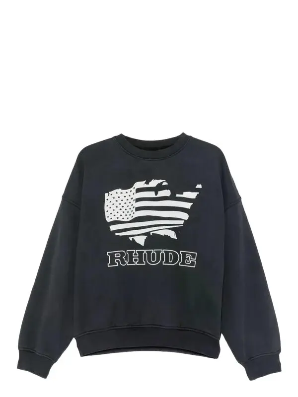 Rhude Logo-print Sweater - Black