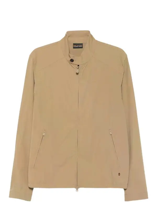 SAVE THE DUCK Zip-up High-neck Jacket - Neutrals