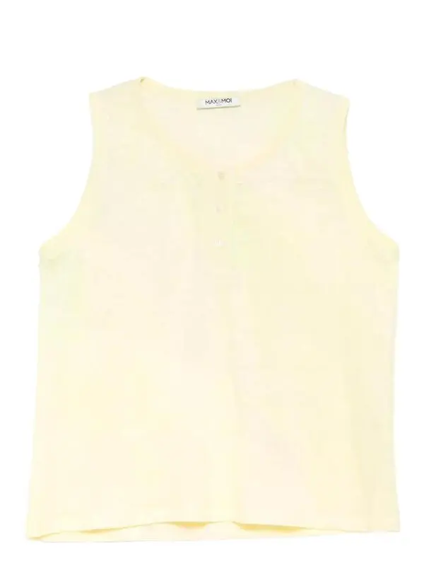 Max & Moi Crew-neck Tank Top - Yellow