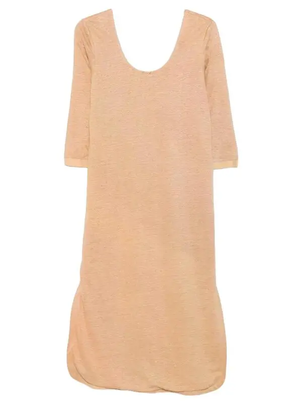 Max & Moi Side-slit Jersey Dress - Neutrals