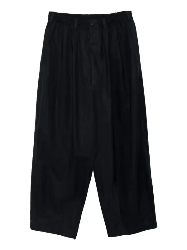 Comme Des Garçons Double-pleat Trousers - Blue