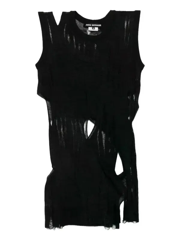 Junya Watanabe Distressed Top - Black