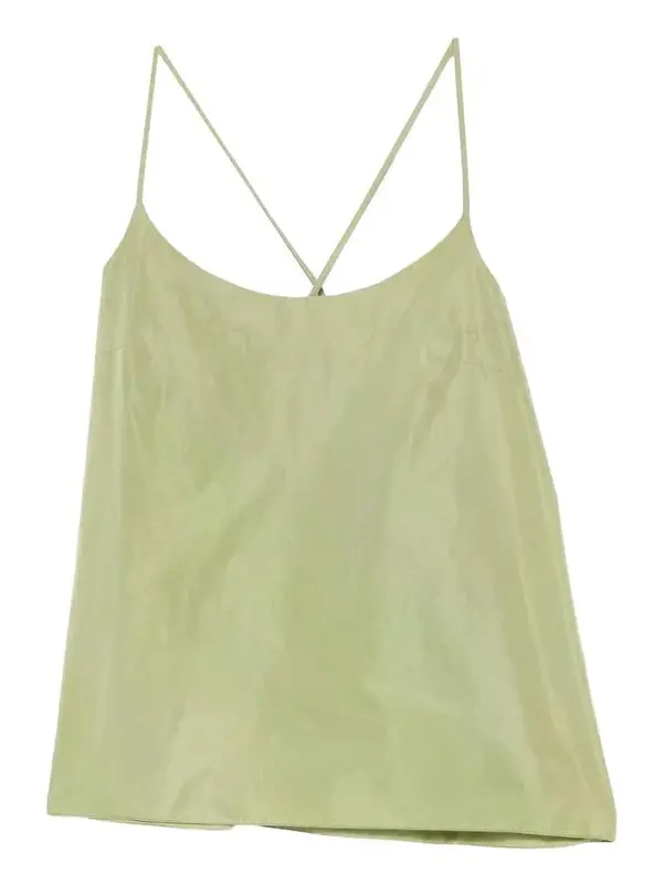 SUSANNE BOMMER Cross-back Tie-fastening Top - Neutrals