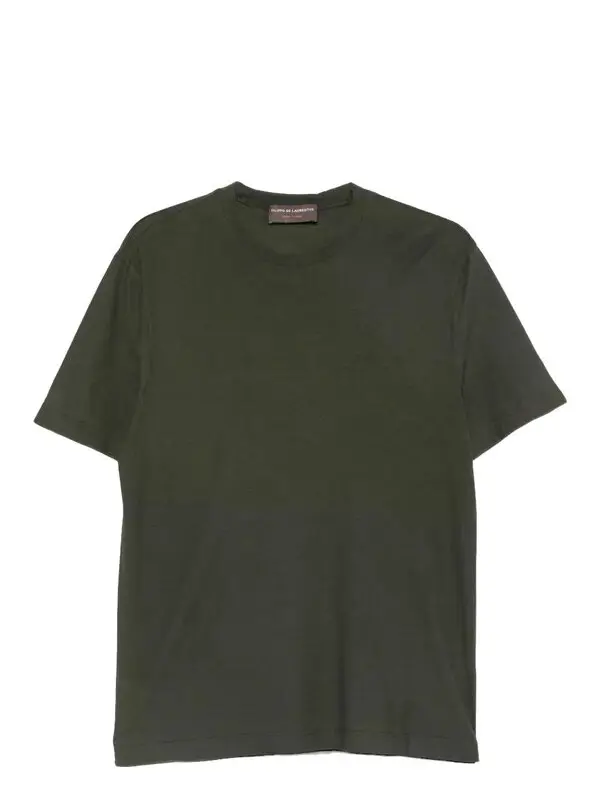FILIPPO DE LAURENTIIS Crew-neck T-shirt - Green