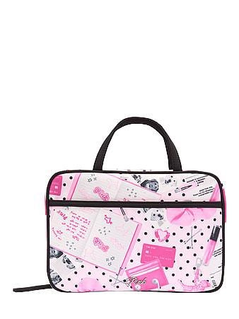Pink Travel Toiletry Bag - Print