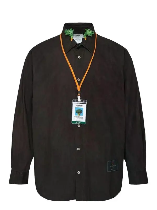 DOUBLET Mud-dyed Shirt - Brown