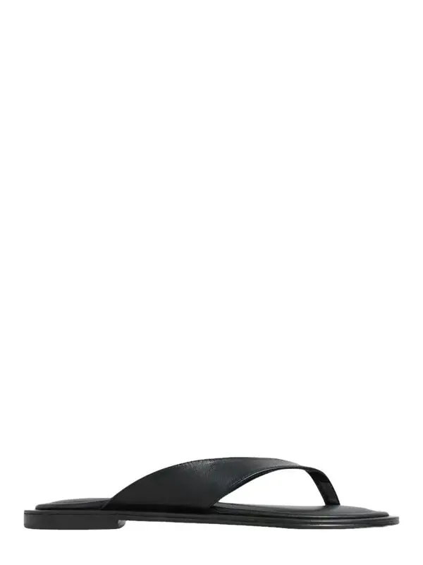 A.emery Viola Flat Sandals - Black
