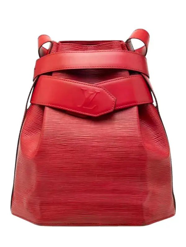 LOUIS VUITTON 1996 Epi Sac D Epaule Bucket Bag - Red