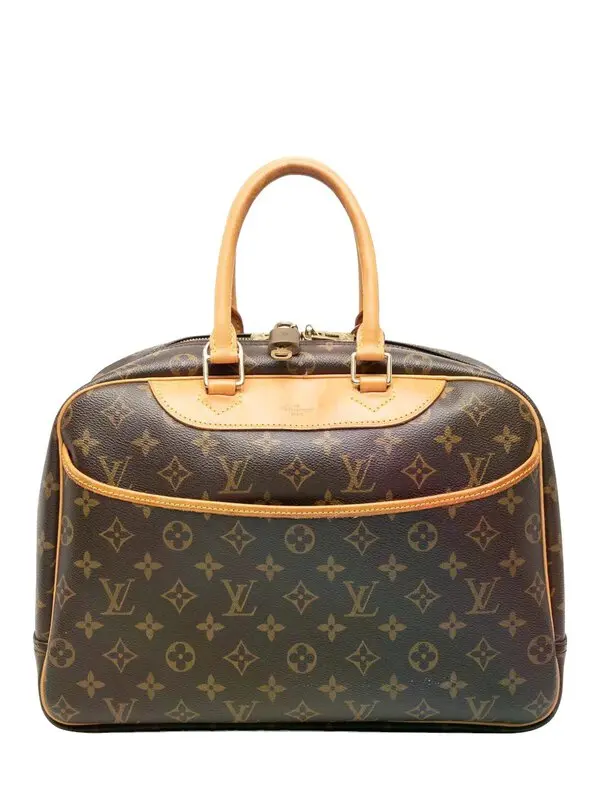 LOUIS VUITTON 1990-2010 Monogram Deauville Handbag - Brown
