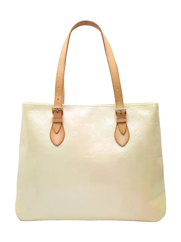 LOUIS VUITTON 2006 Monogram Vernis Brentwood Tote Bag - Yellow