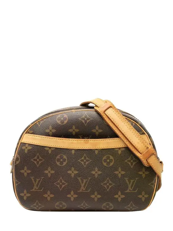 LOUIS VUITTON 2003 Monogram Blois Crossbody Bag - Brown